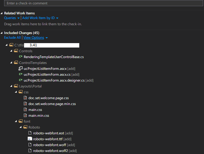 How to Move Changes to Another Branch in Visual Studio TFS (tfpt ...